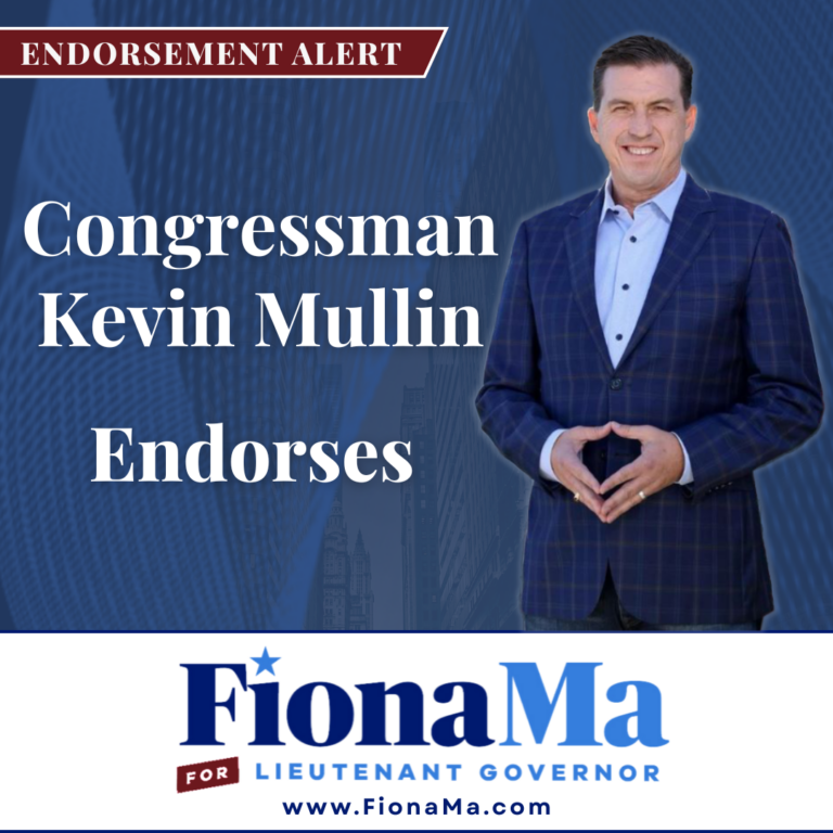 Congressman Kevin Mullin Endorses Fiona Ma, CPA as the Next Lieutenant ...