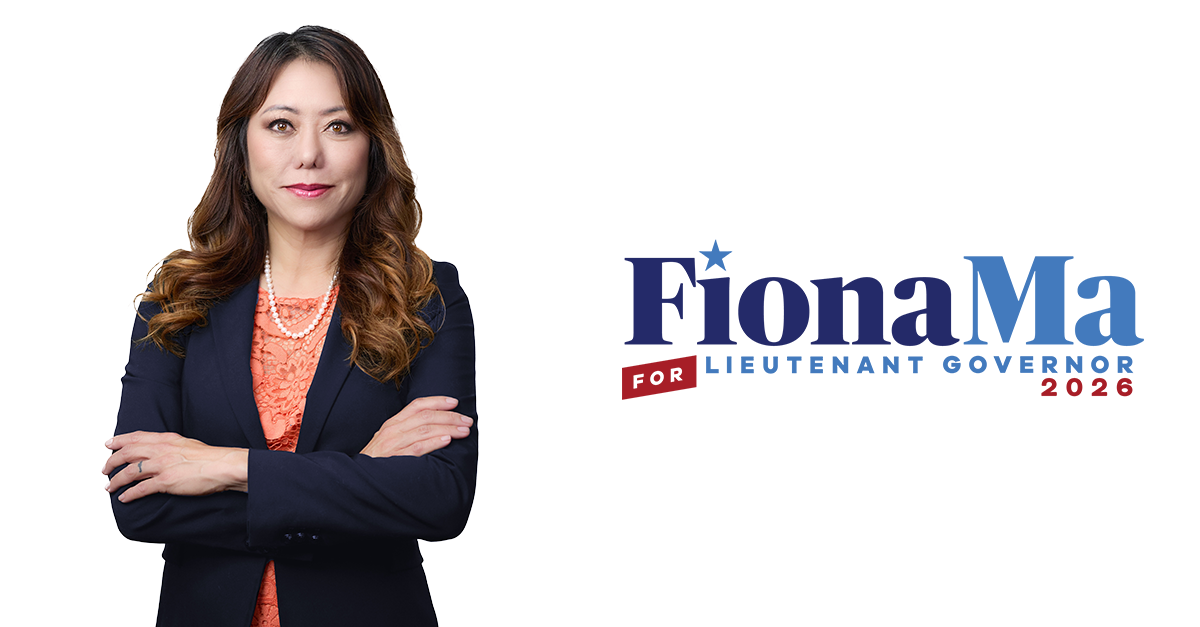 Why I Am Running - Fiona Ma for Lieutenant Governor